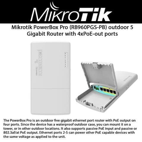 روتر میکروتیک PowerBox Pro خرید با قیمت مناسب- تیمانکس
